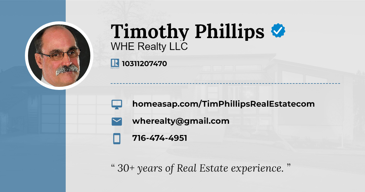 Timothy Phillips | 30+ years of Real Estate experience.