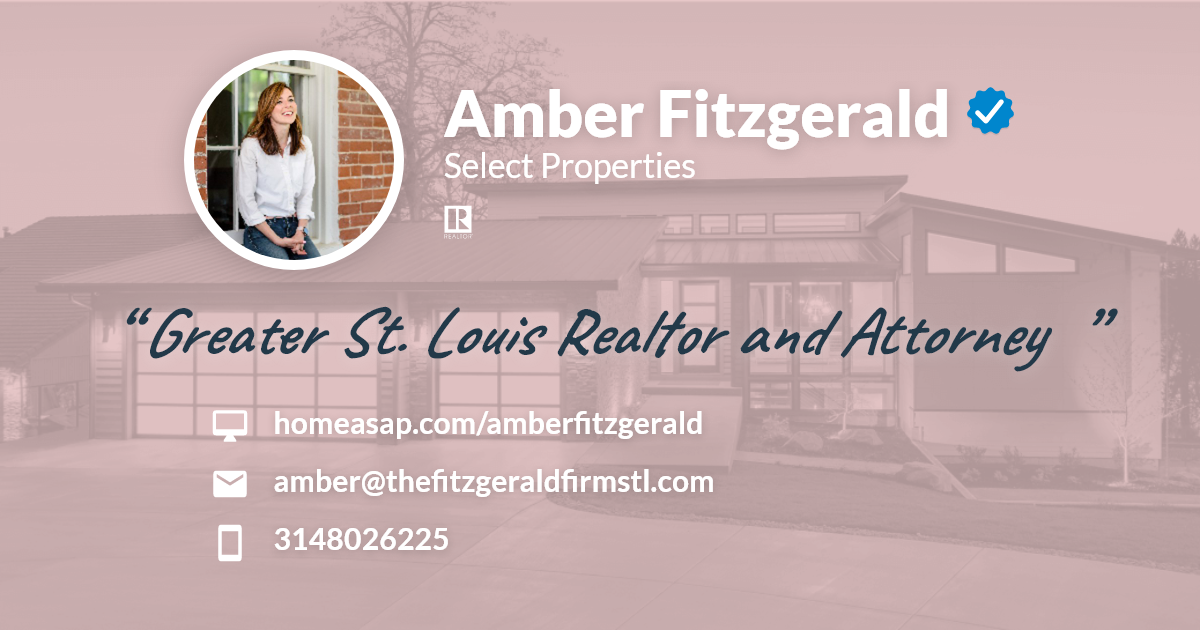Amber Fitzgerald | Greater St. Louis Realtor and Attorney