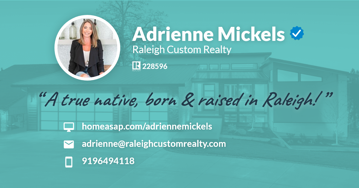 Adrienne Mickels | A true native, born & raised in Raleigh!